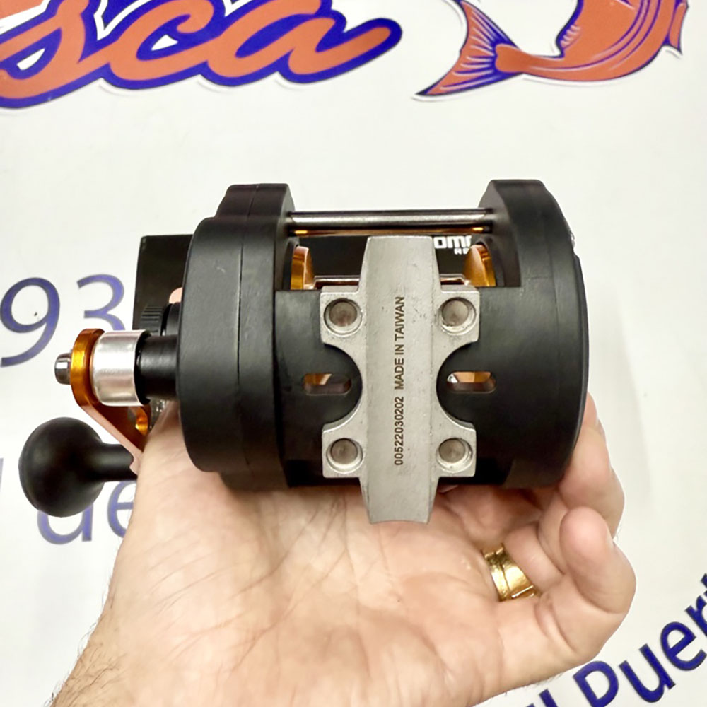 CARRETE DE CURRICAN OMOTO GTR 20LBS. SIN GHIAHILOS - Sal de Pesca