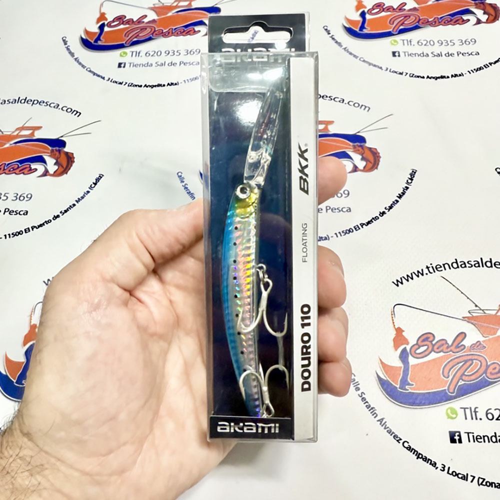 MUESTRA CURRICAN AKAMI DOURO 110CM. 14GR. COLOR SARDINE - Sal de Pesca
