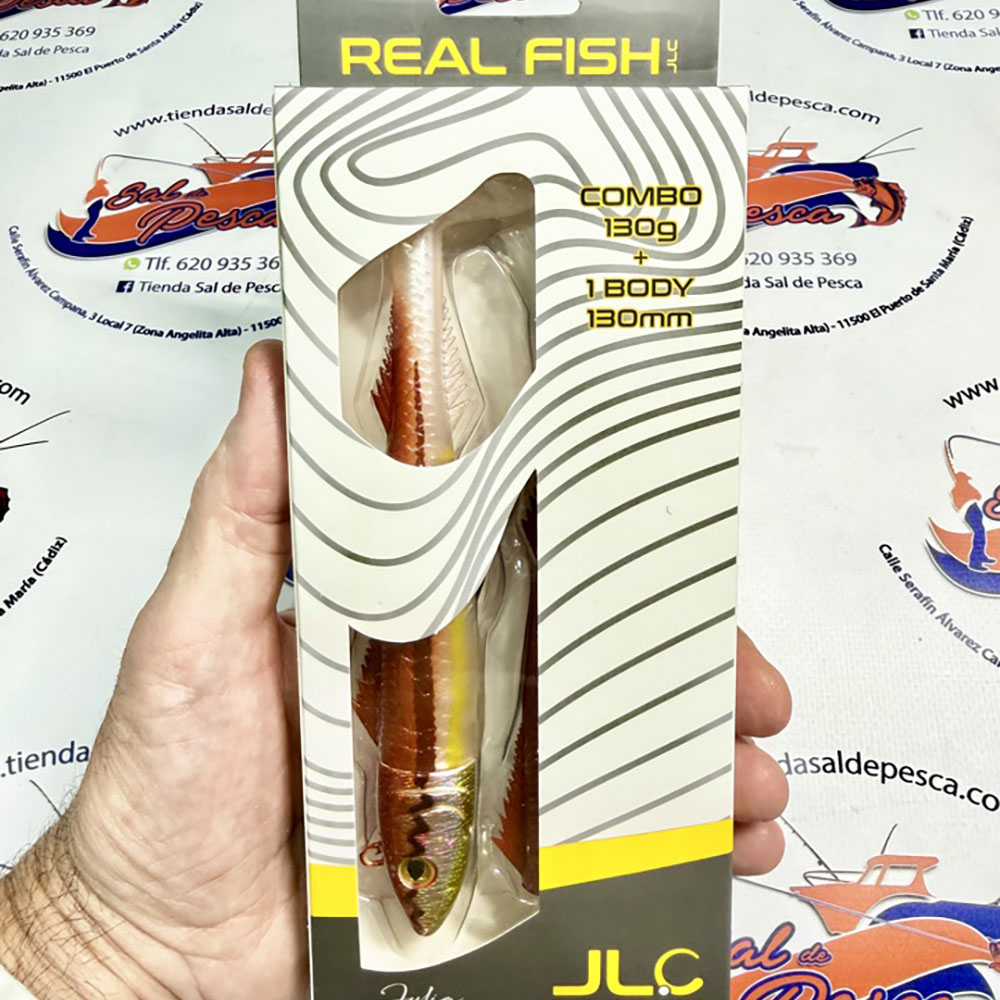 MUESTRA VINILO JIGGING JLC REAL FISH COMBO+1 CUERPO 130GR. JULIA - Sal ...